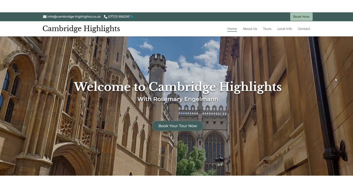 Book Exclusive Cambridge Highlights Walking Tours